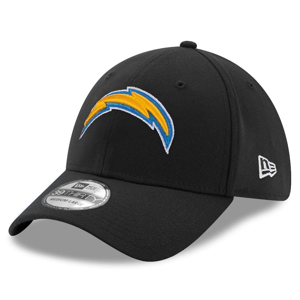 Los Angeles Chargers New Era NFL Team 39THIRTY Stretch Fit Hat - Black ...