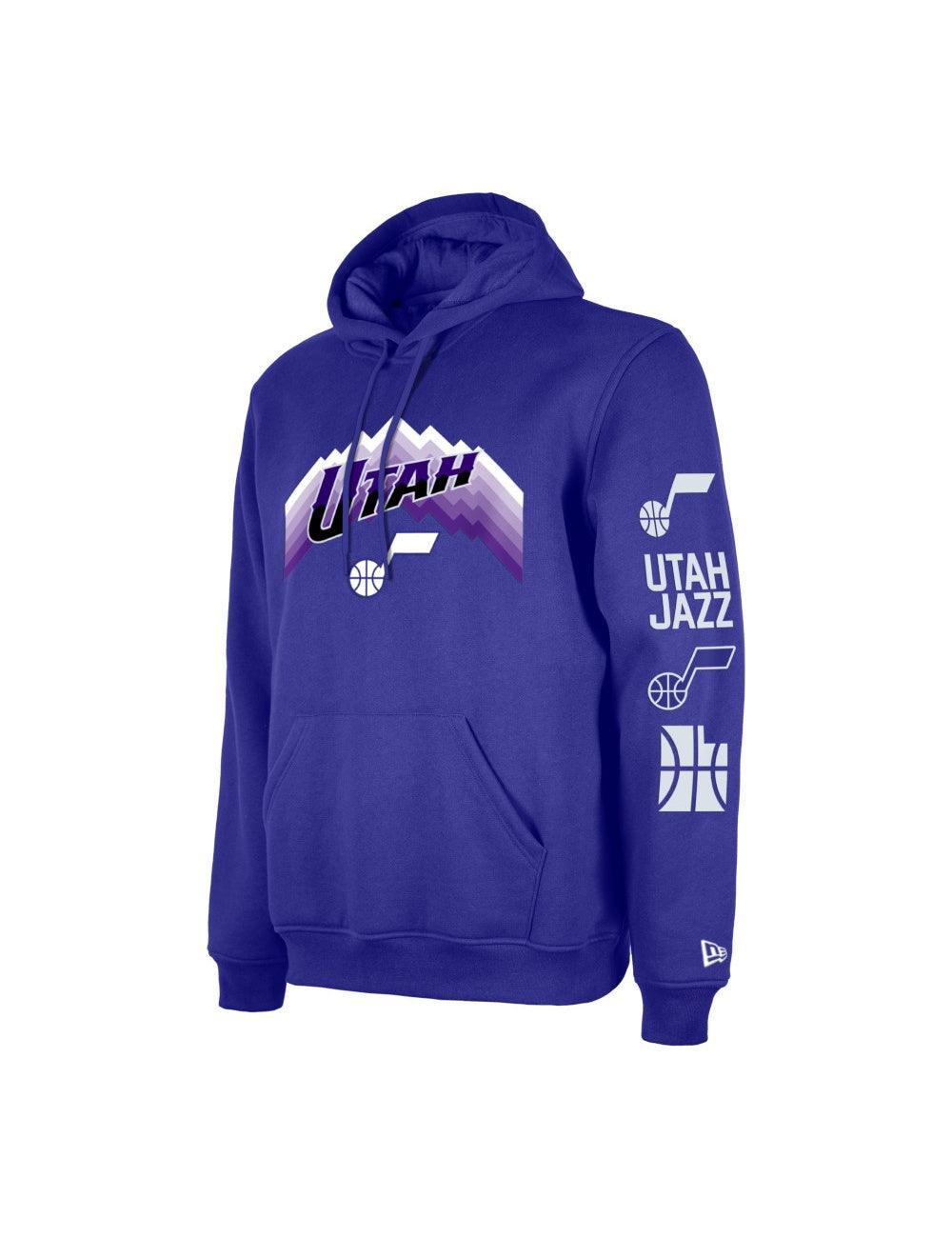 Utah Jazz New Era NBA 24 City Edition Hoodie Jumper - Purple | US Sports HQ
