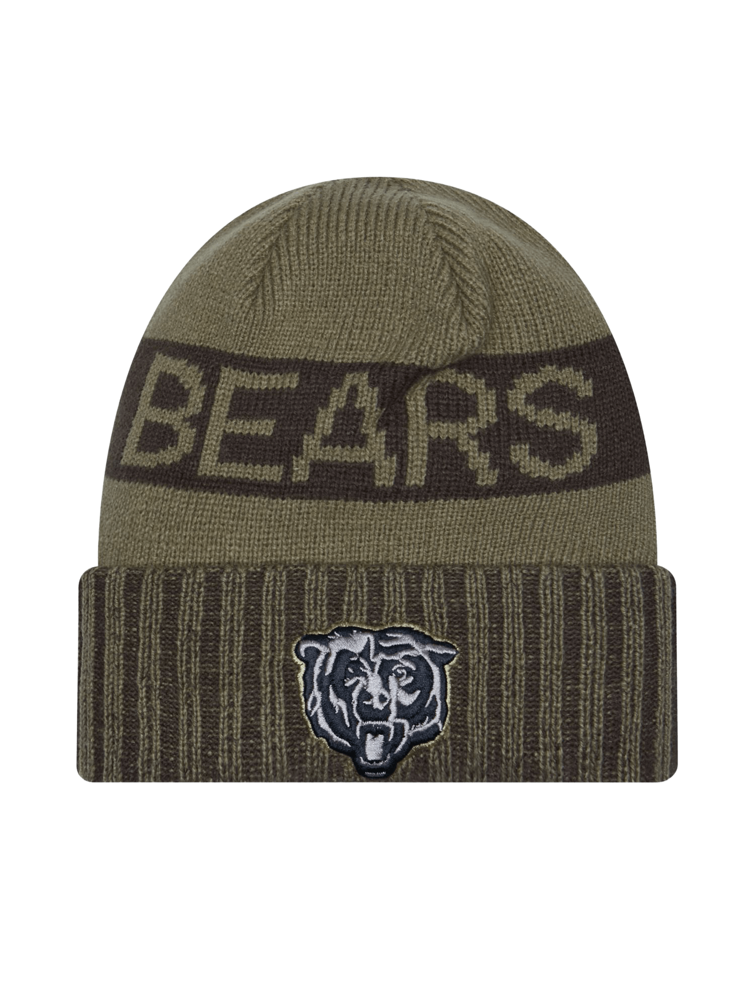Chicago Bears New Era NFL 25 Salute To Service Knit Beanie | US Sports HQ