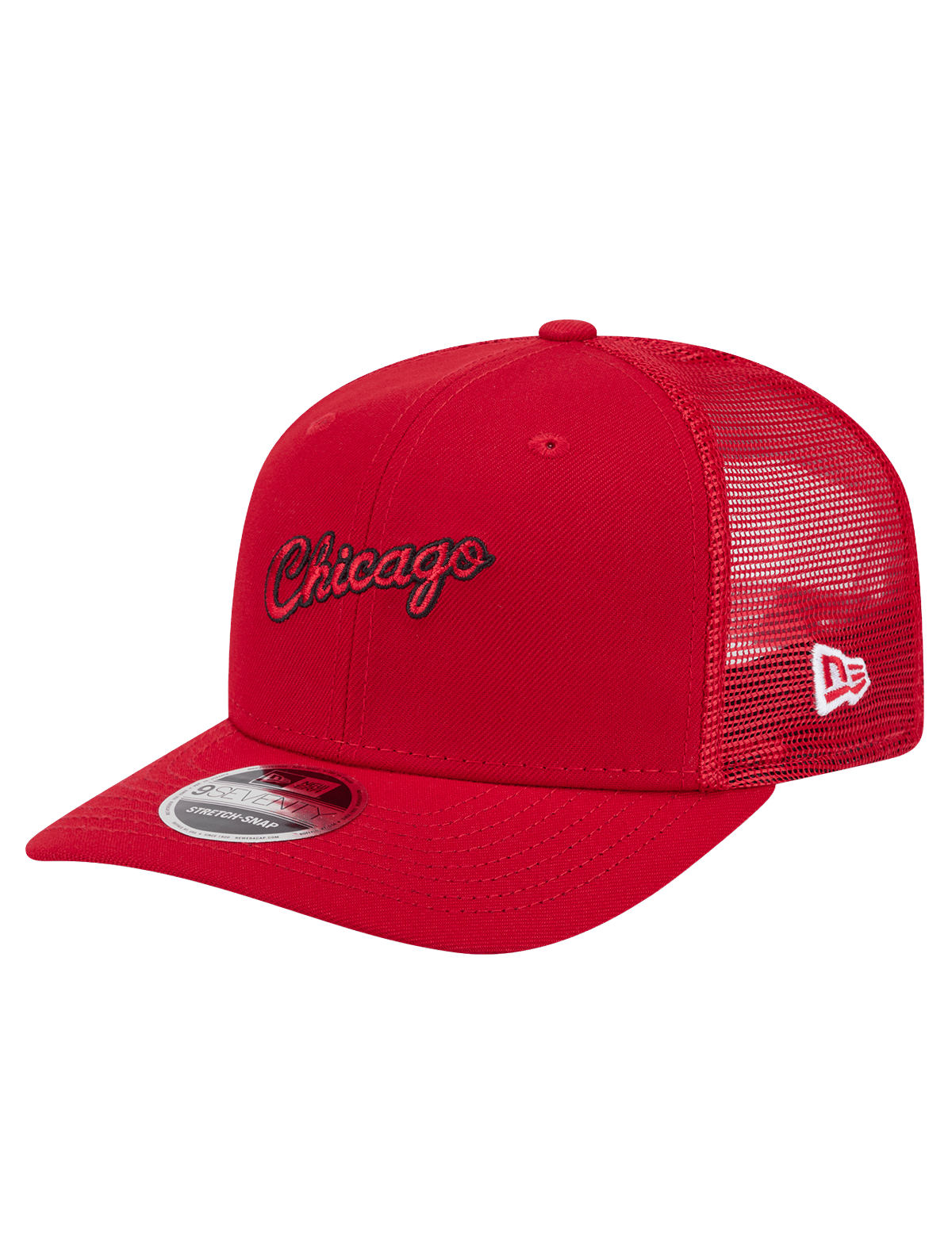 Chicago Bulls New Era NBA HWC 9SEVENTY Trucker Stretch Snapback Hat ...