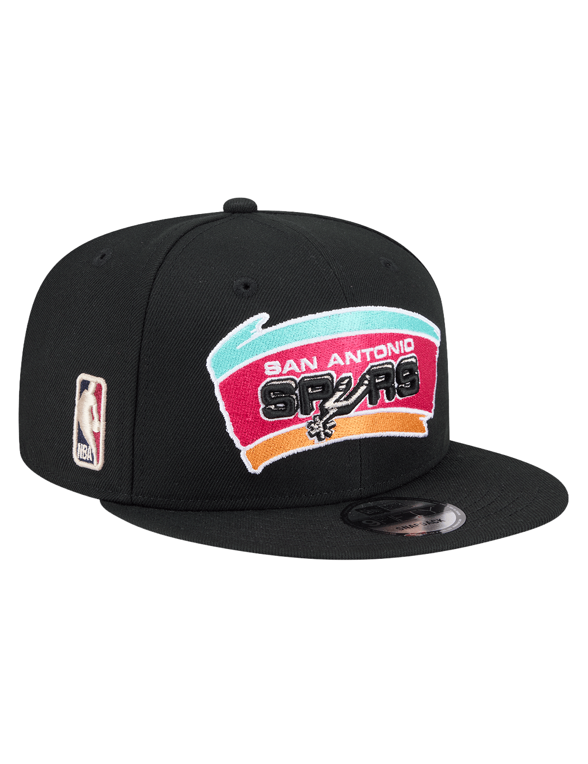 San Antonio Spurs New Era NBA HWC 9FIFTY Snapback Hat - Black | US ...