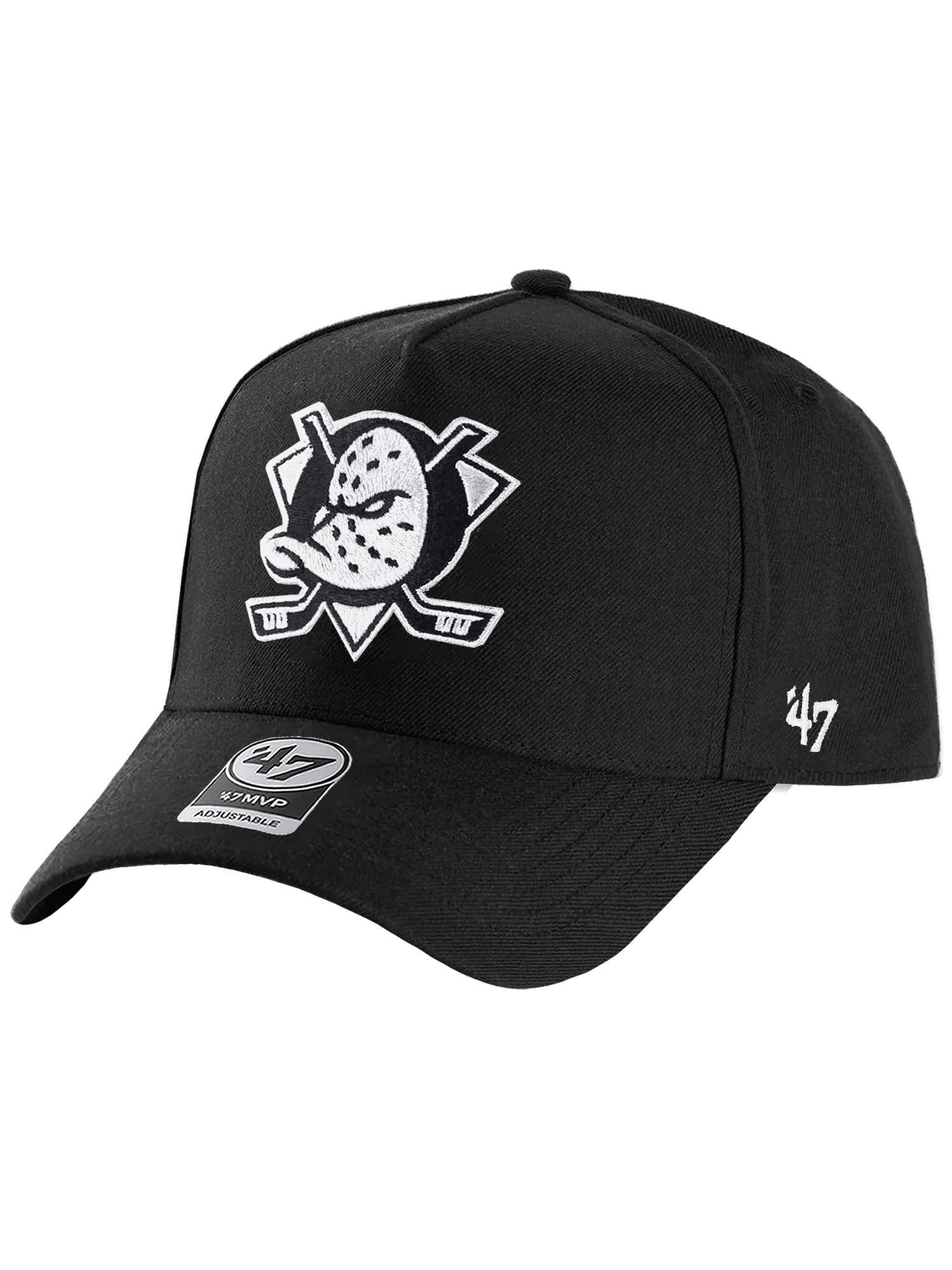 Anaheim Ducks '47 NHL Tonal MVP DT Snapback Hat - Black | US Sports HQ