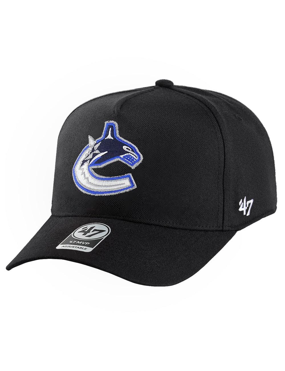 Vancouver Canucks ‘47 NHL Team MVP DT Snapback Hat - Black | US Sports HQ