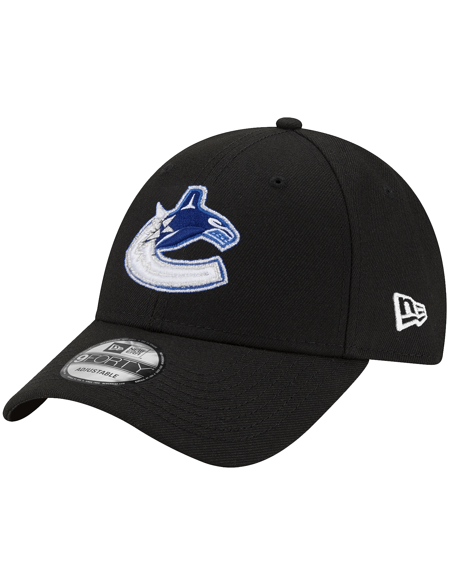 Vancouver Canucks New Era NHL Team 9FORTY Snapback Hat - Black | US ...