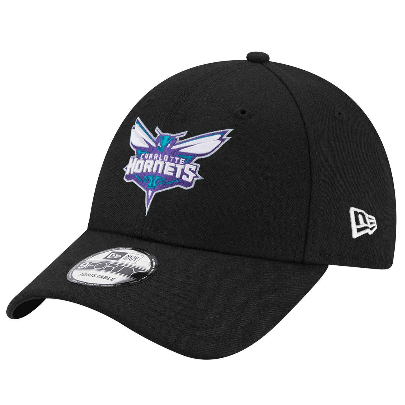 Charlotte Hornets New Era NBA Team 9FORTY Snapback Hat - Black | US ...