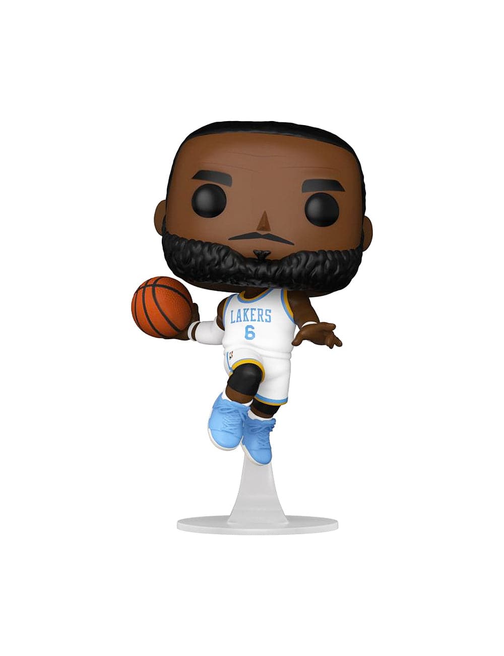 LeBron James Los Angeles Lakers Funko NBA Pop 164 3.75" Figure - White ...