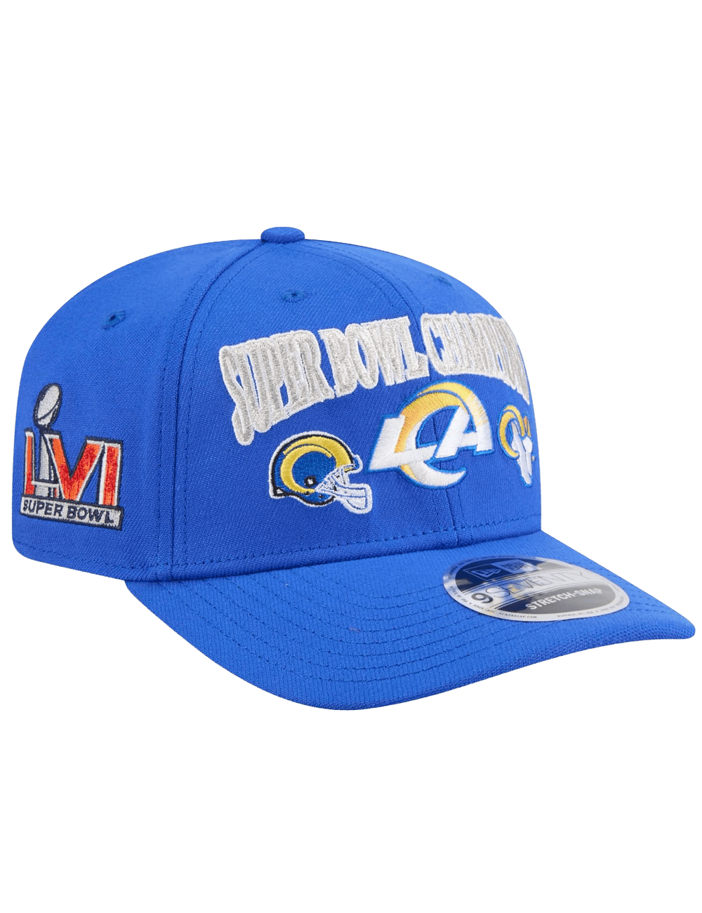 Los Angeles Rams New Era NFL Champs History 9SEVENTY Stretch Snapback ...