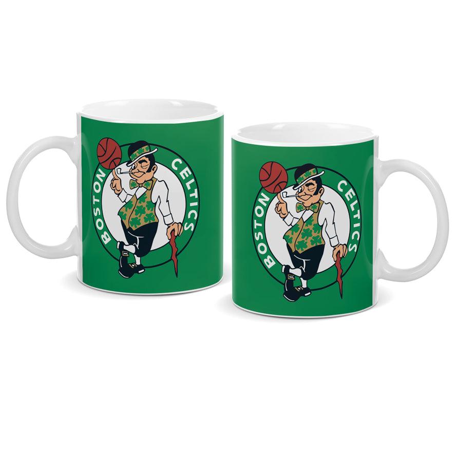 Boston Celtics NBA Team Logo Ceramic Coffee Mug - Green | US Sports HQ