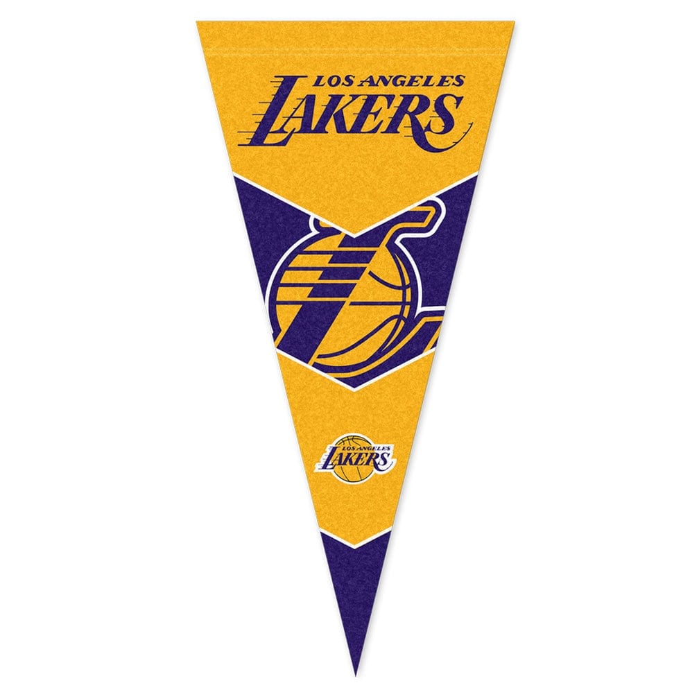 Los Angeles Lakers NBA 57 x 27 Team Felt Pennant | US Sports HQ
