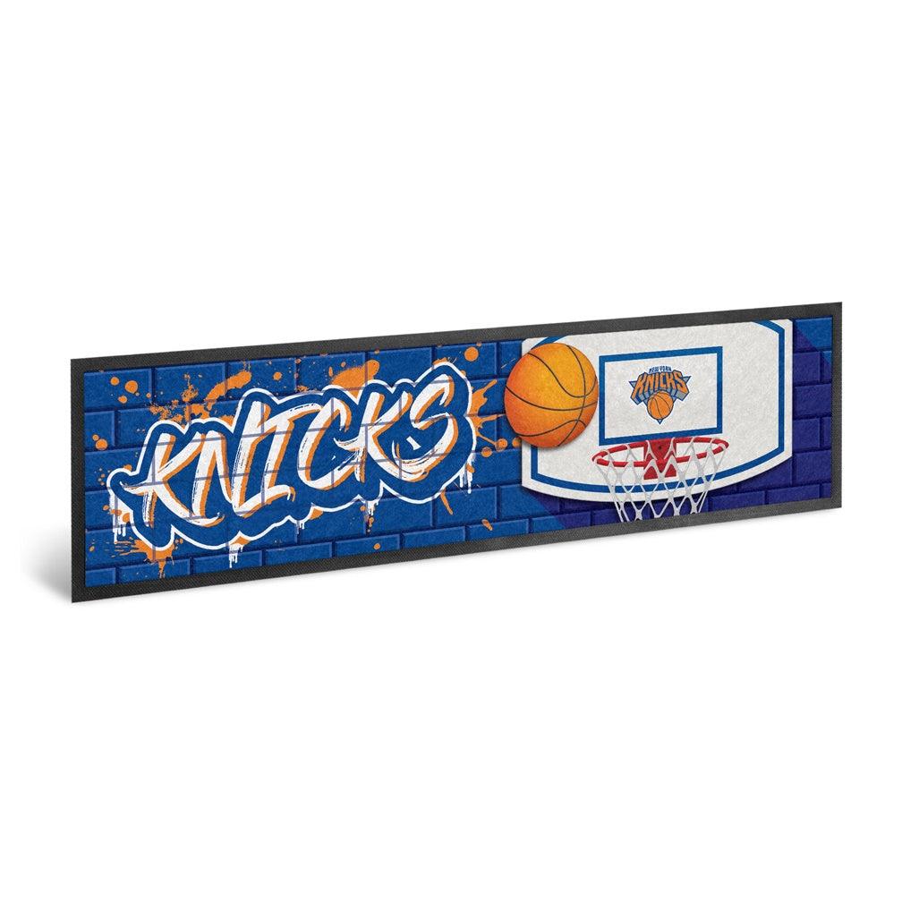 New York Knicks NBA Graffiti Bar Runner Mat | US Sports HQ