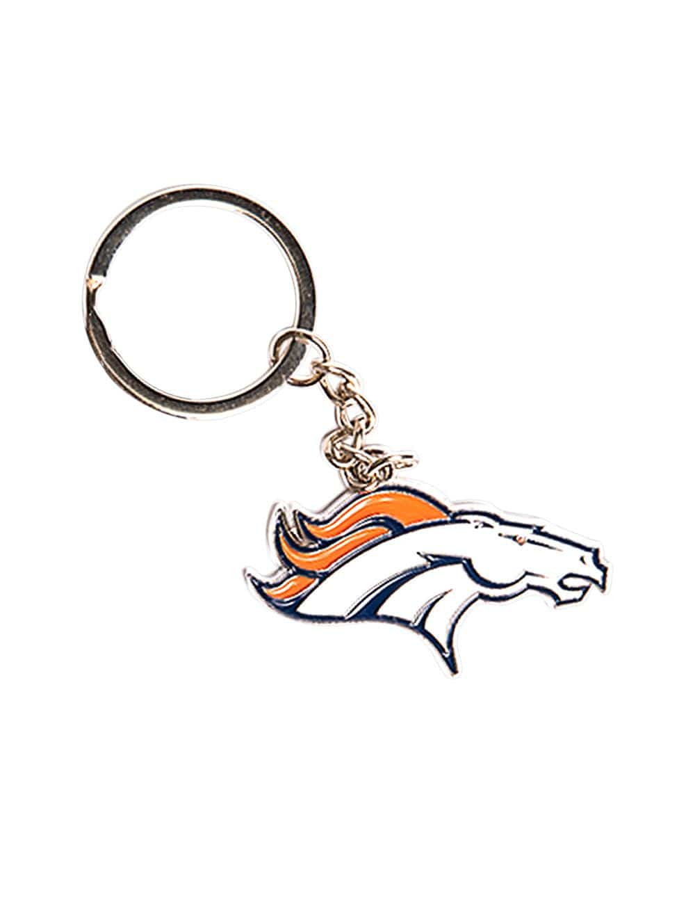 Denver Broncos NFL Team Logo Steel Keyring | US Sports HQ
