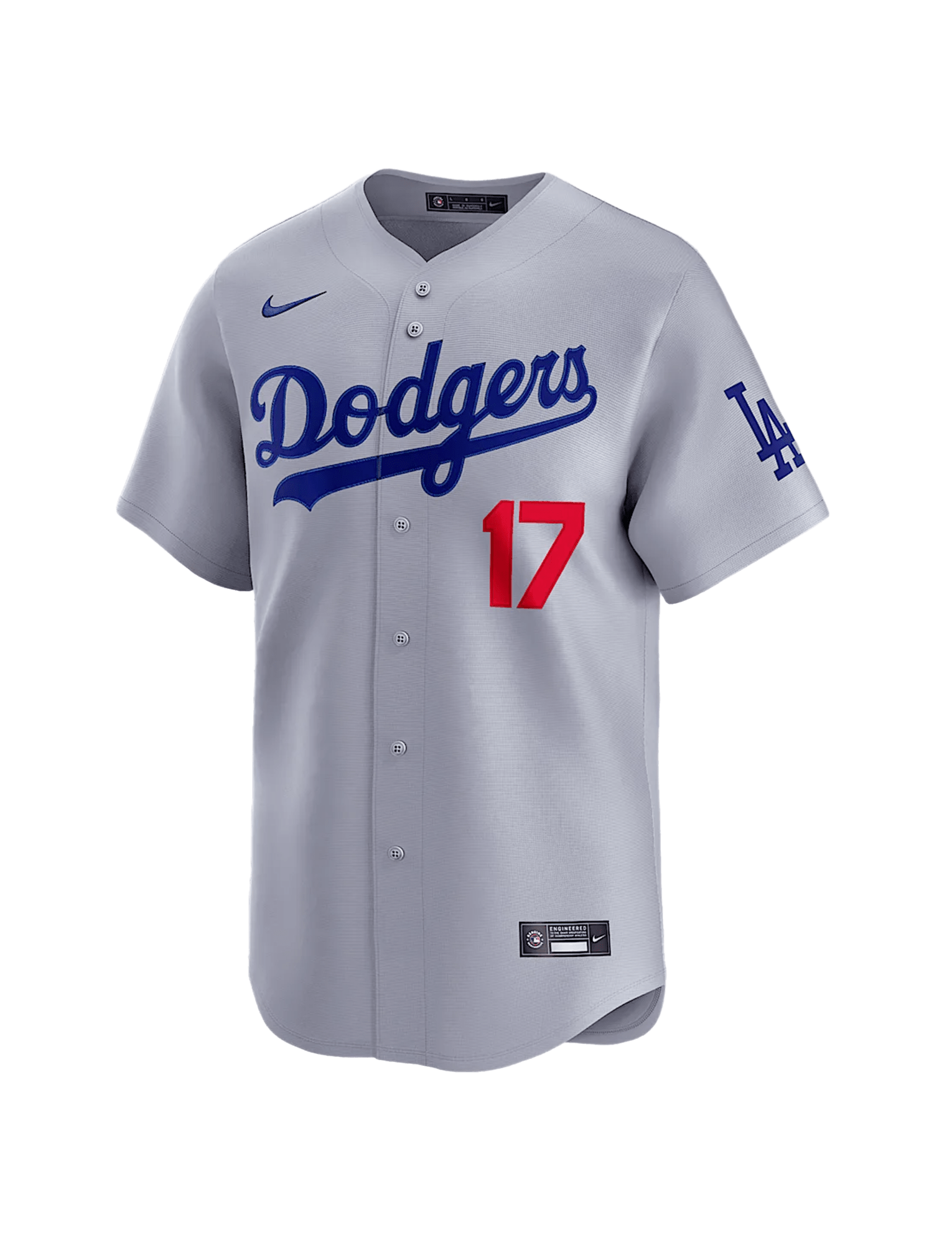 Shohei Ohtani Los Angeles Dodgers Nike MLB Alt Limited Jersey - Grey ...