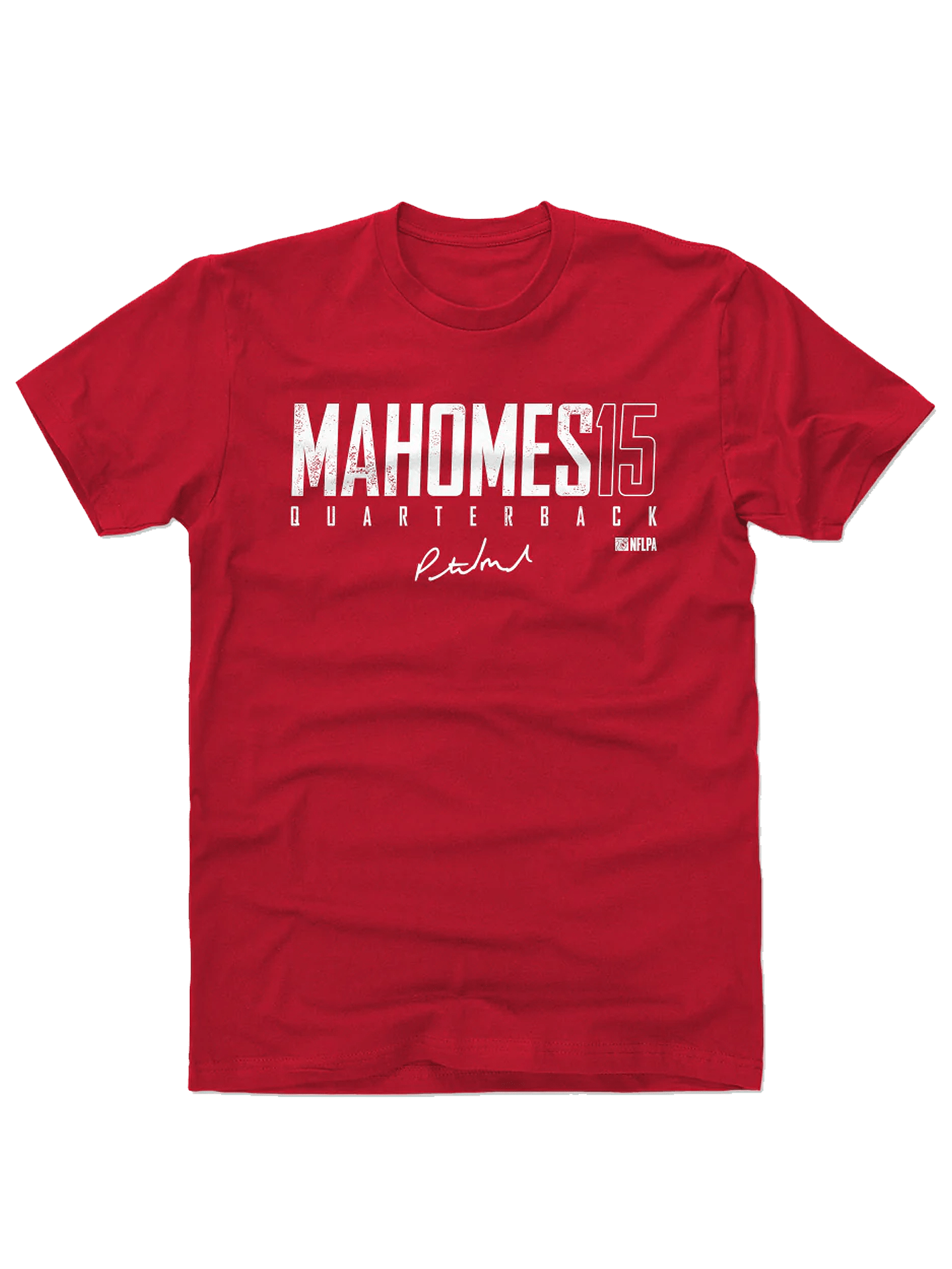 Patrick Mahomes Kansas City Chiefs 500 Level NFL Elite T-Shirt - Red ...