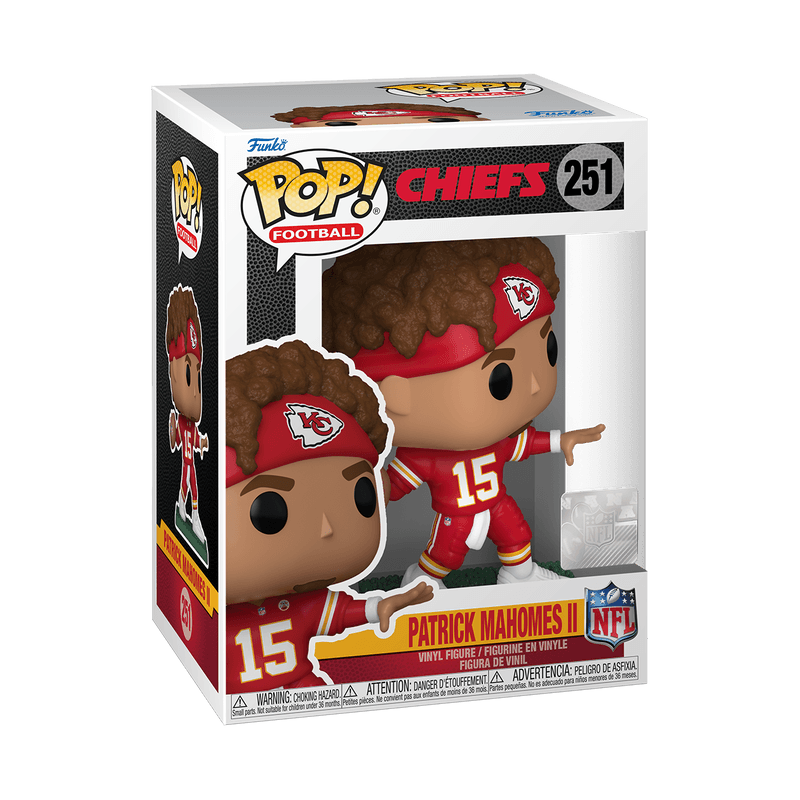 Patrick Mahomes Kansas City Chiefs Funko NFL Pop Vinyl Figure - 251 ...