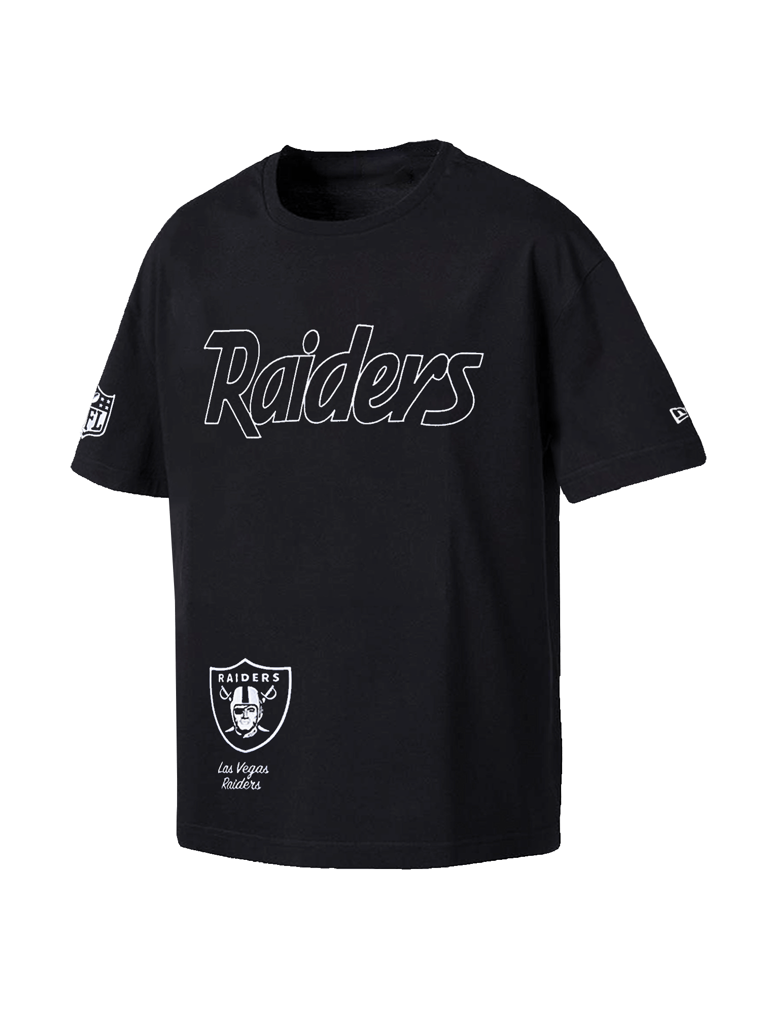 Las Vegas Raiders New Era NFL Script Graded Oversized T-Shirt - Black ...