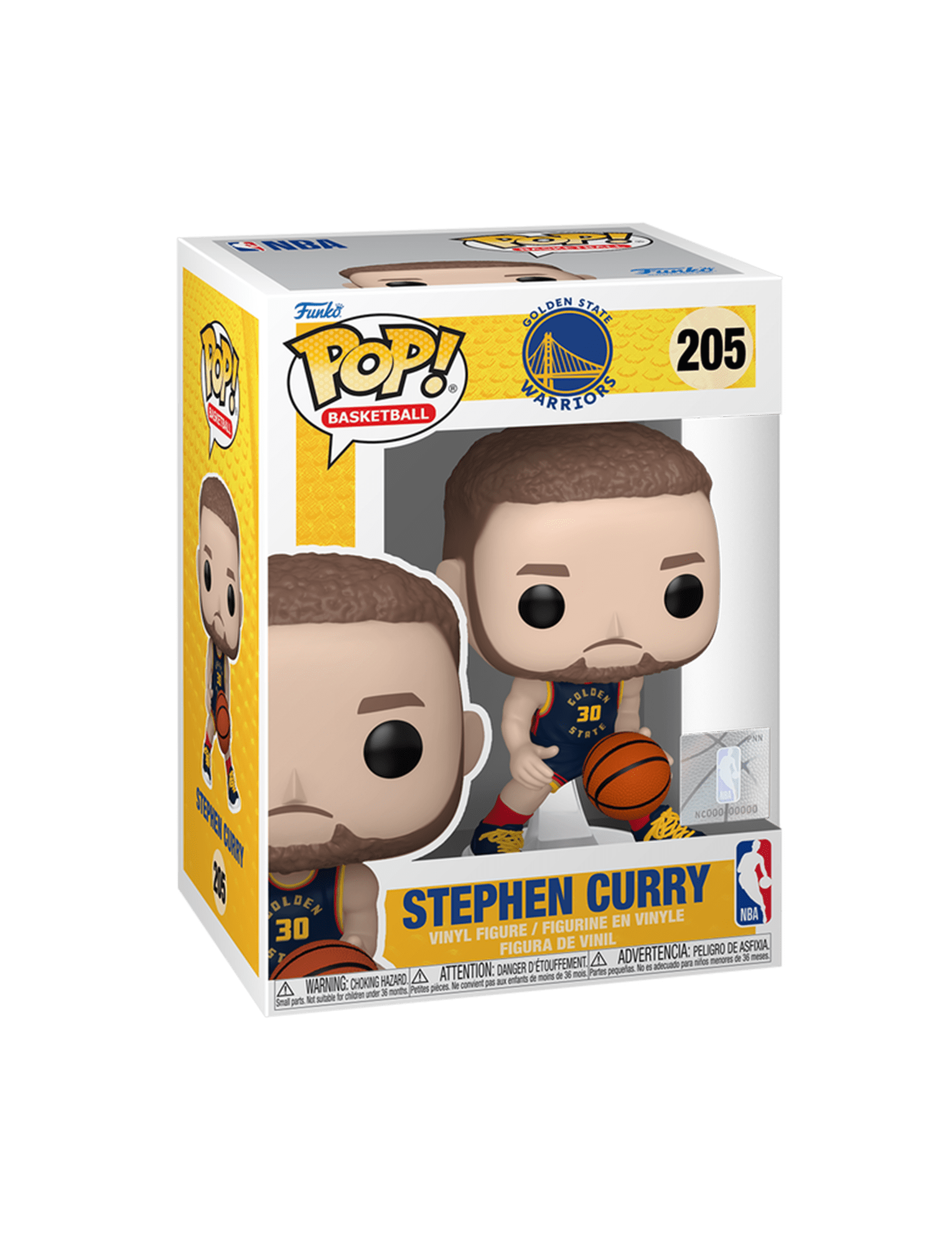 Steph Curry Golden State Warriors Funko NBA 24-25 City Edition Pop Fig ...