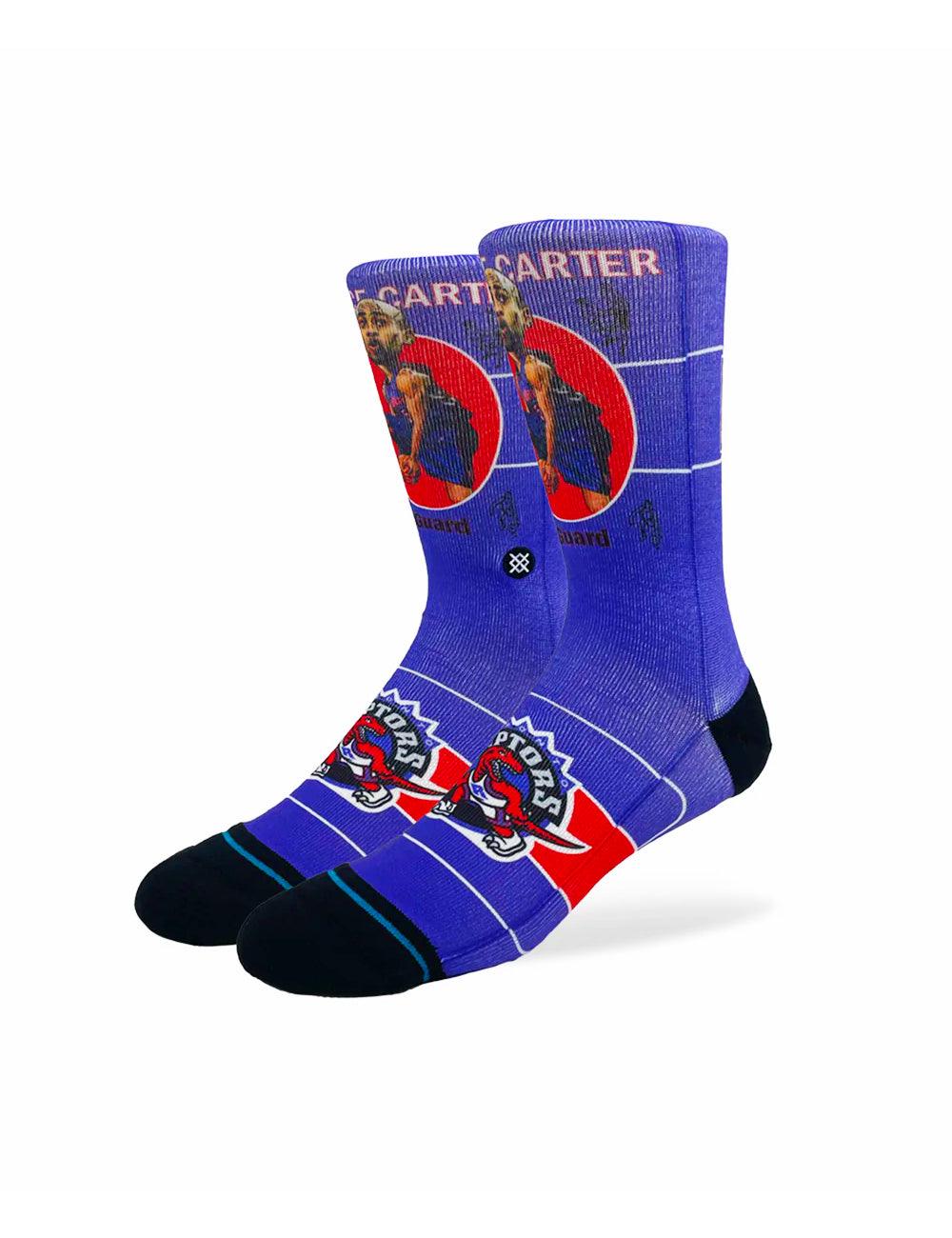 Vince Carter Toronto Raptors Stance NBA Retro Big Head Crew Socks | US ...