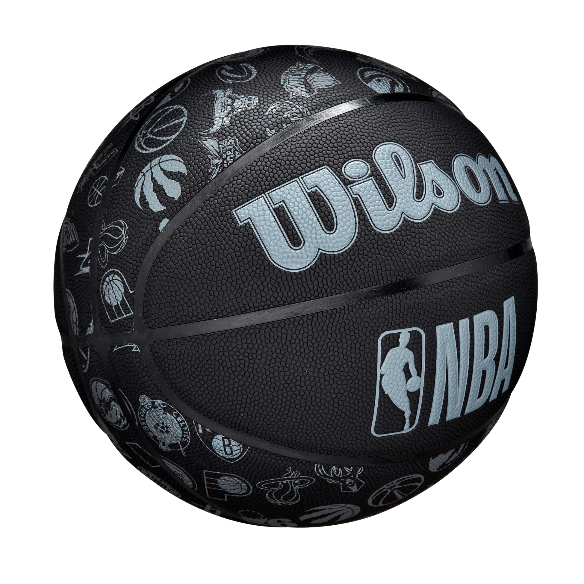 Youths All Team Wilson NBA Full Size Outdoor Basketball Ball - Black ...
