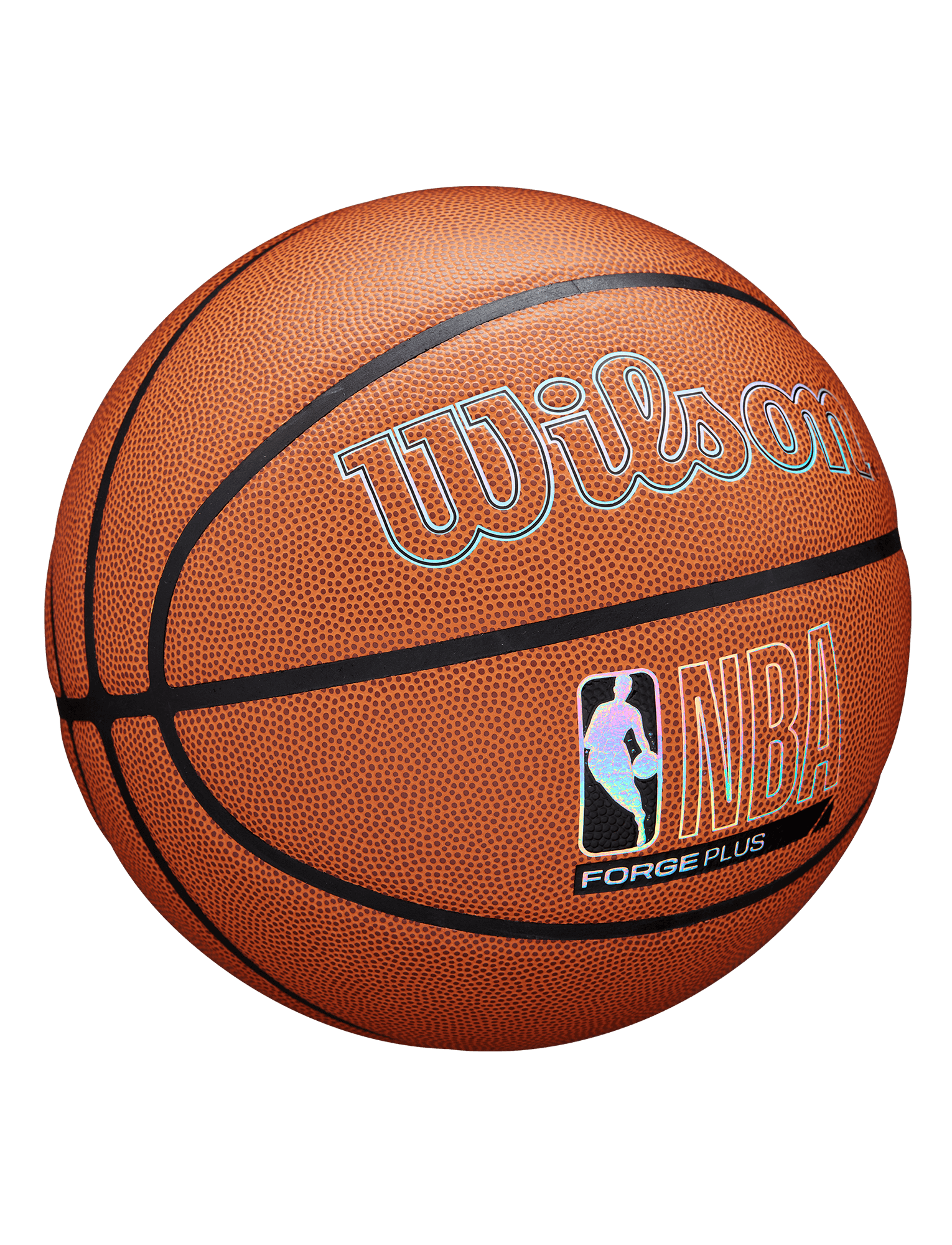 Wilson NBA Forge Plus Size 7 Iridescent Basketball Ball | US Sports HQ