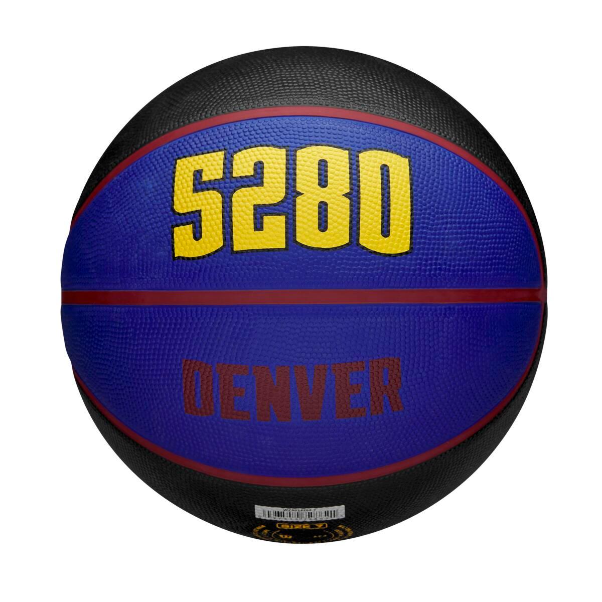 Denver Nuggets Wilson NBA 24 City Edition Basketball Ball | US Sports HQ