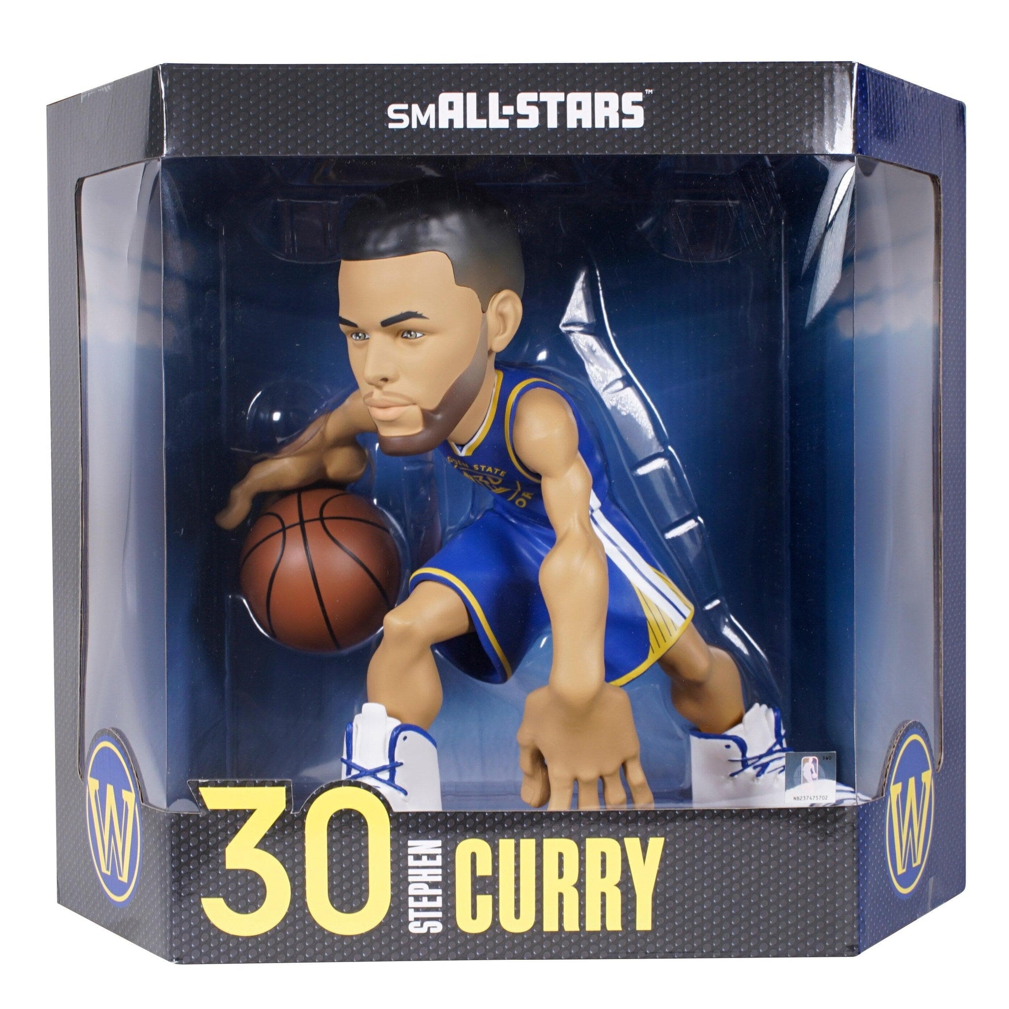 Steph Curry Golden State Warriors Small-Stars NBA 12" Figure - Blue ...