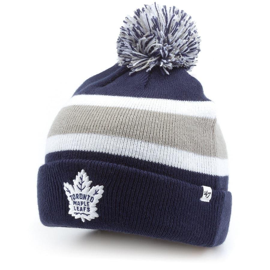 Toronto Maple Leafs '47 NHL Breakaway Pom Knit Beanie - Navy | US Sports HQ