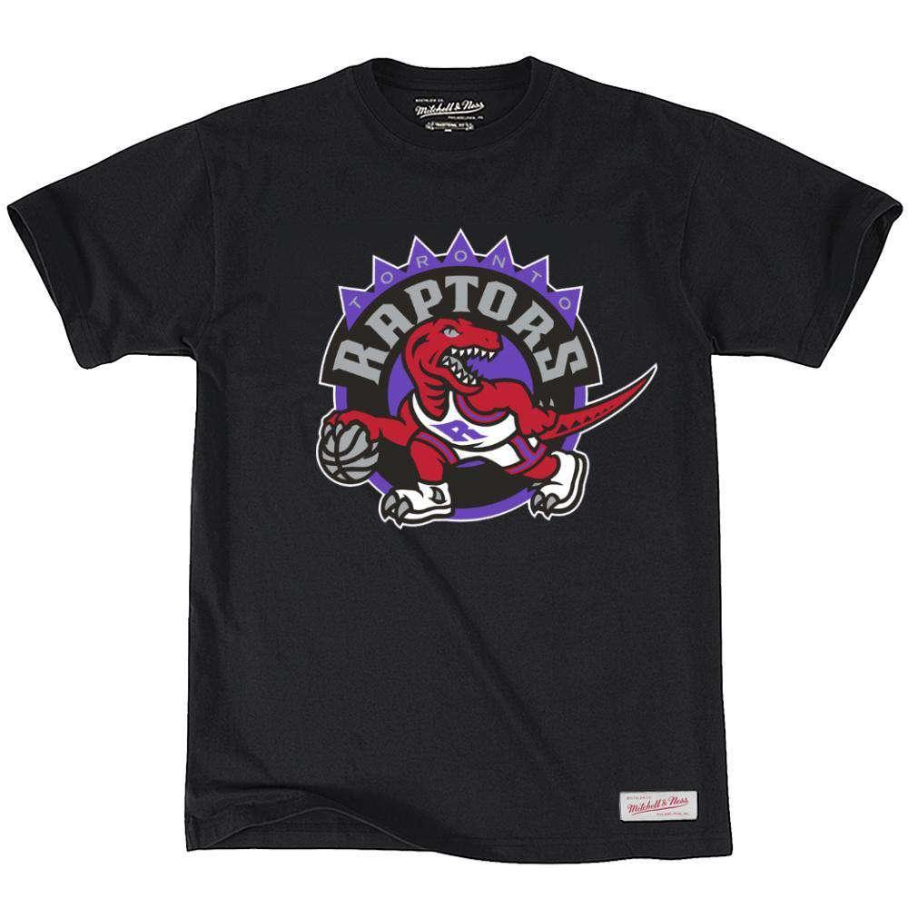 Toronto Raptors Mitchell & Ness NBA Team Logo T-Shirt - Black | US ...