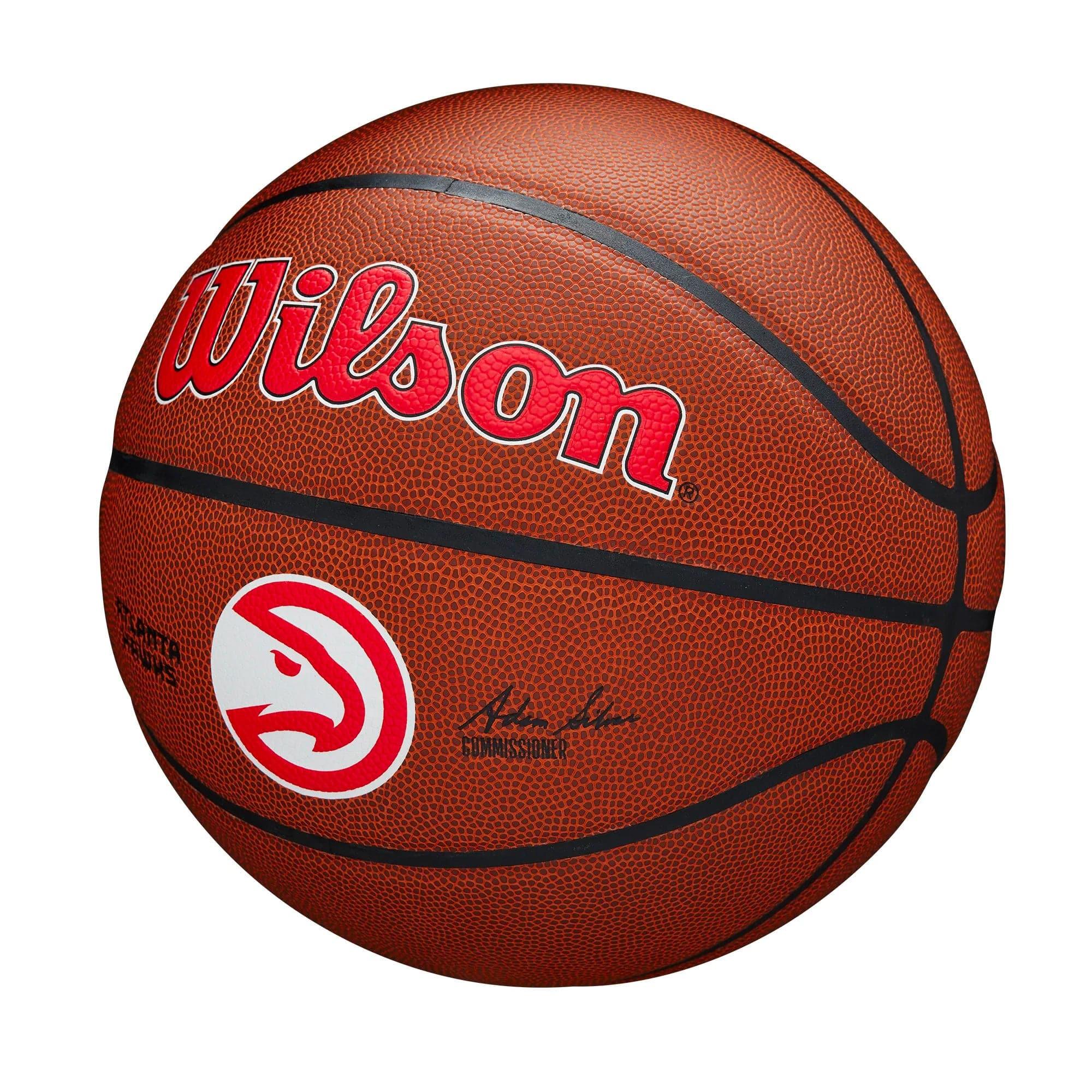 Atlanta Hawks Wilson NBA Team Full Size Basketball Ball | US Sports HQ