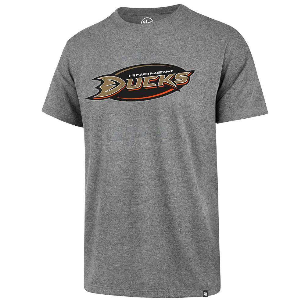 Anaheim Mighty Ducks '47 NHL Wordmark Splitter T-Shirt - Grey | US ...