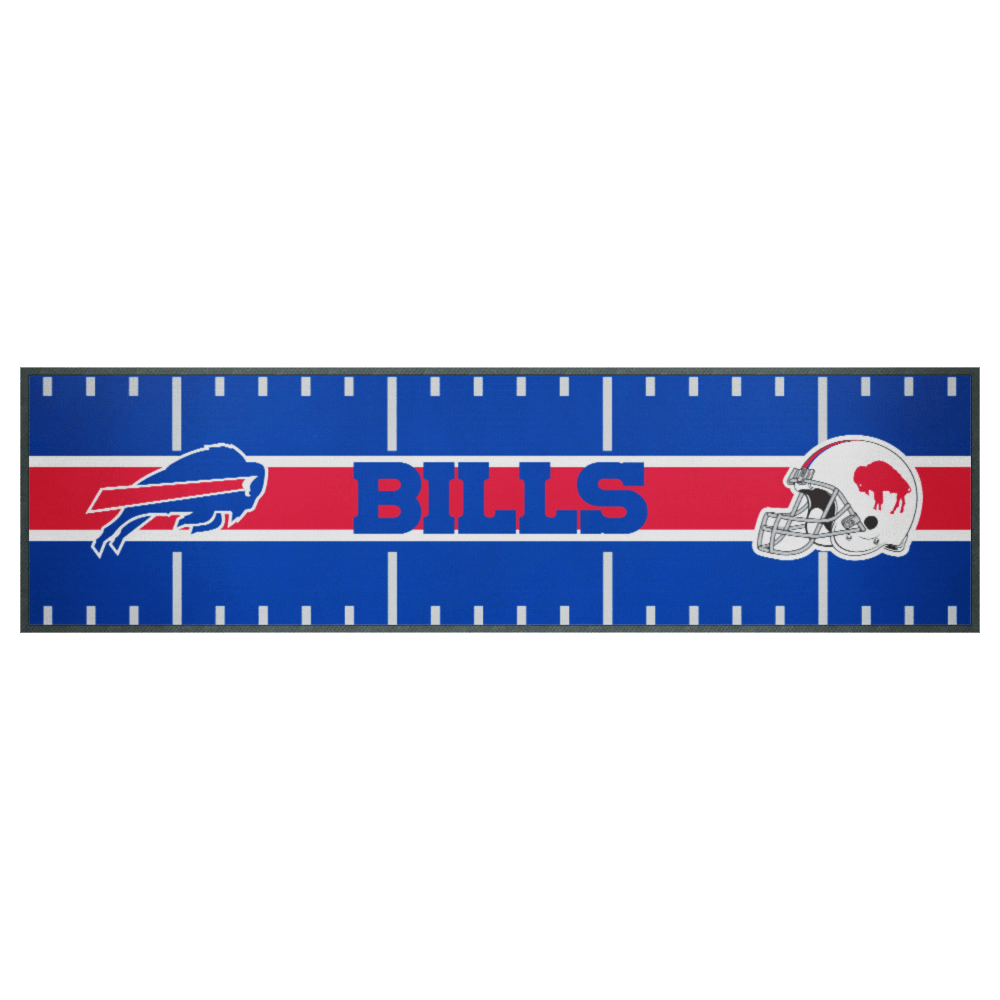 Buffalo Bills NFL Team Field 90 x 25cm Bar Runner/Mat | US Sports HQ