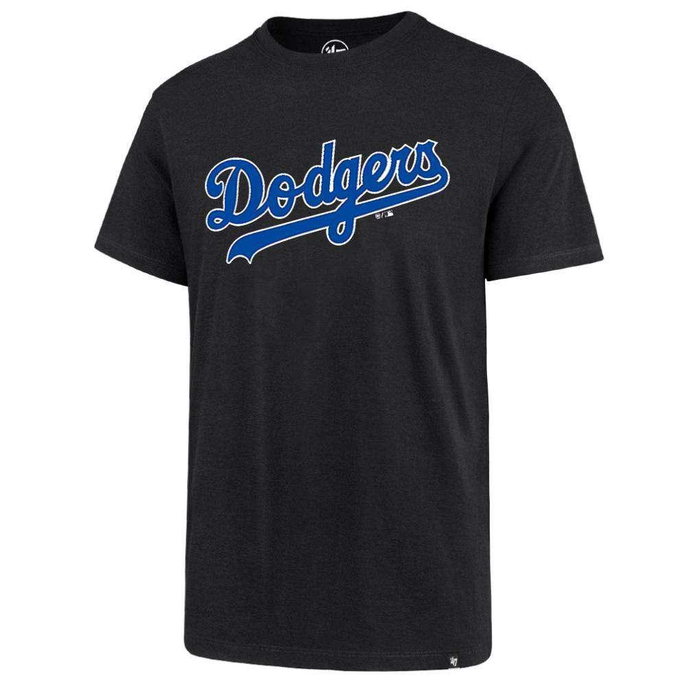 Los Angeles Dodgers '47 MLB Wordmark Splitter T-Shirt - Black | US ...