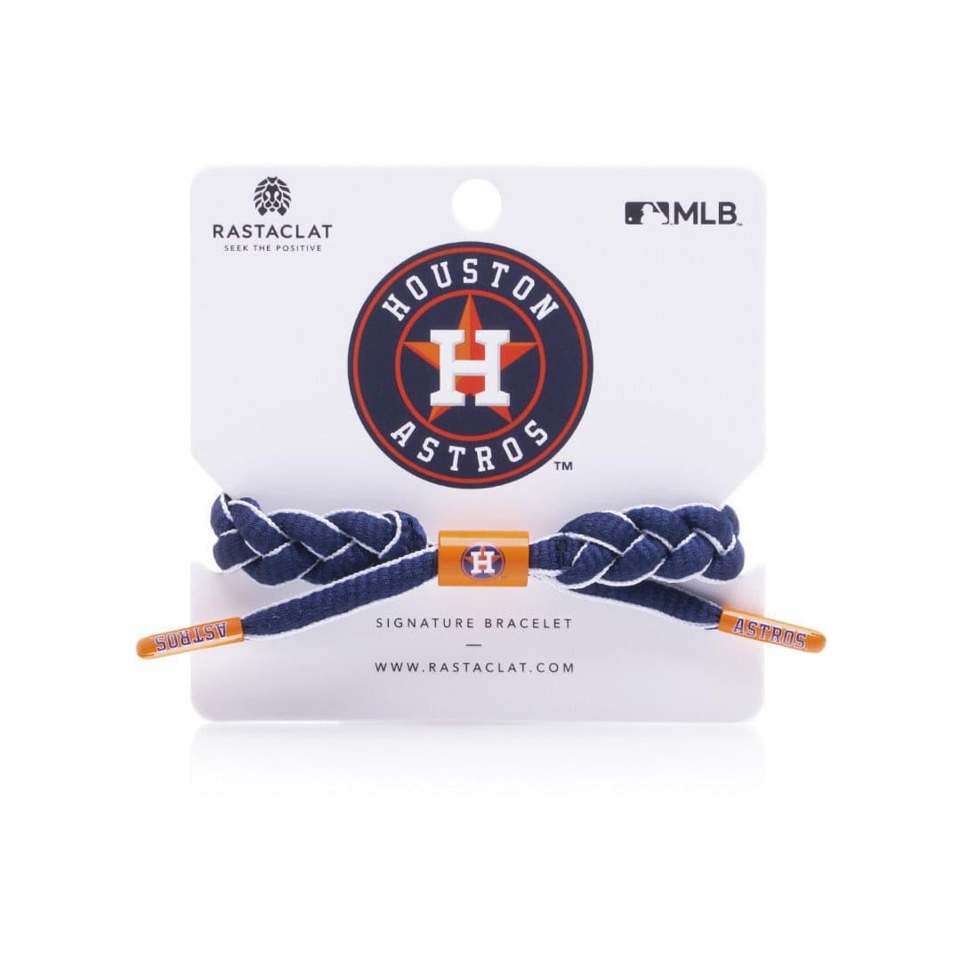 Houston Astros Rastaclat MLB Braided Bracelet - Navy/White | US Sports HQ