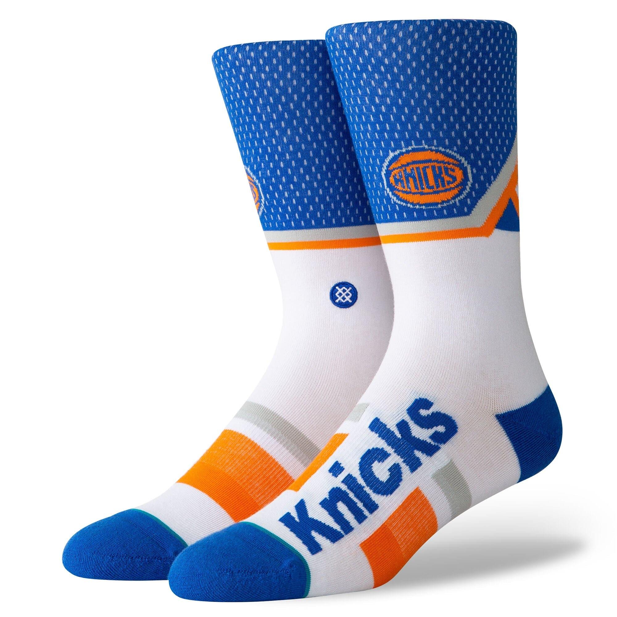 New York Knicks Stance NBA Shortcut Crew Socks - Blue | US Sports HQ