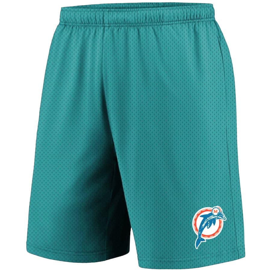 Miami Dolphins Mitchell & Ness NFL Basic Mesh Shorts - Teal | US Sports HQ