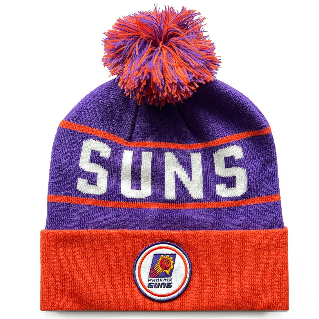 Phoenix Suns Mitchell & Ness NBA HWC Colour Knit Beanie - Purple | US ...