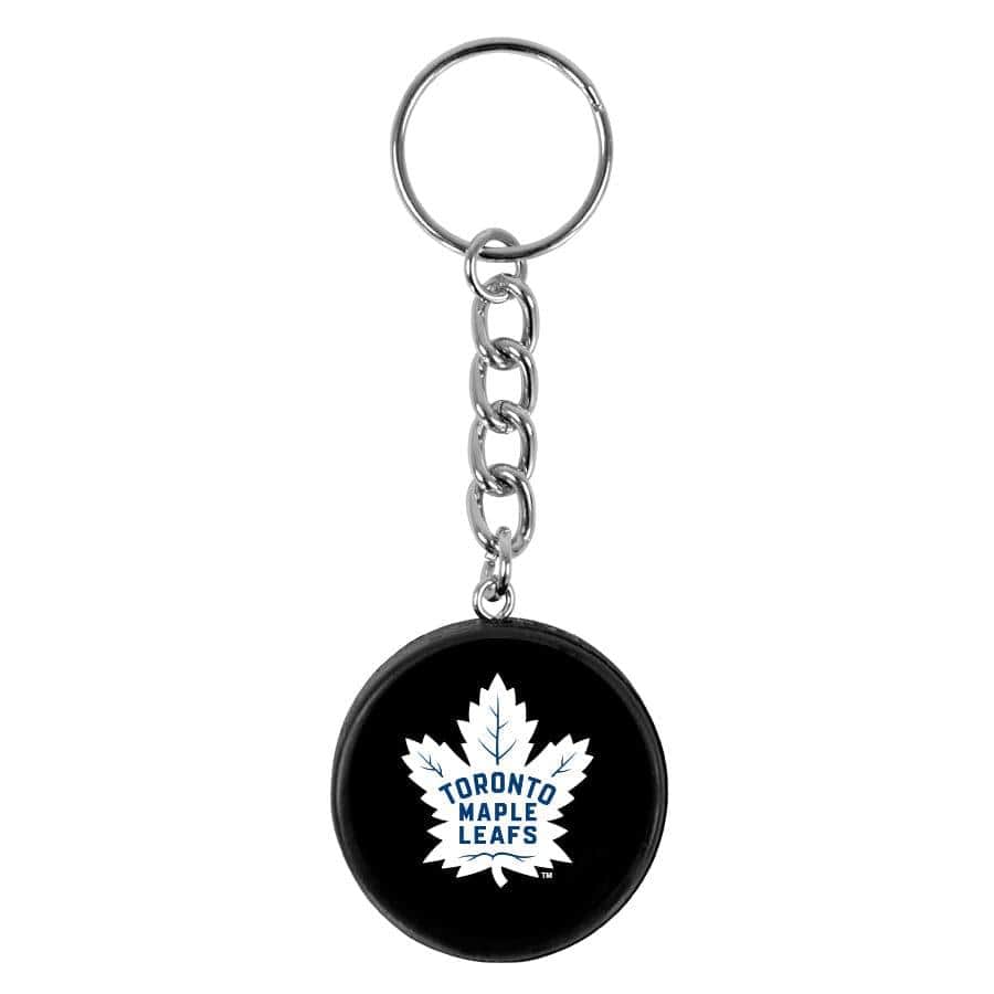 Toronto Maple Leafs Inglasco NHL 1.5” Mini Puck Plastic Keychain | US ...
