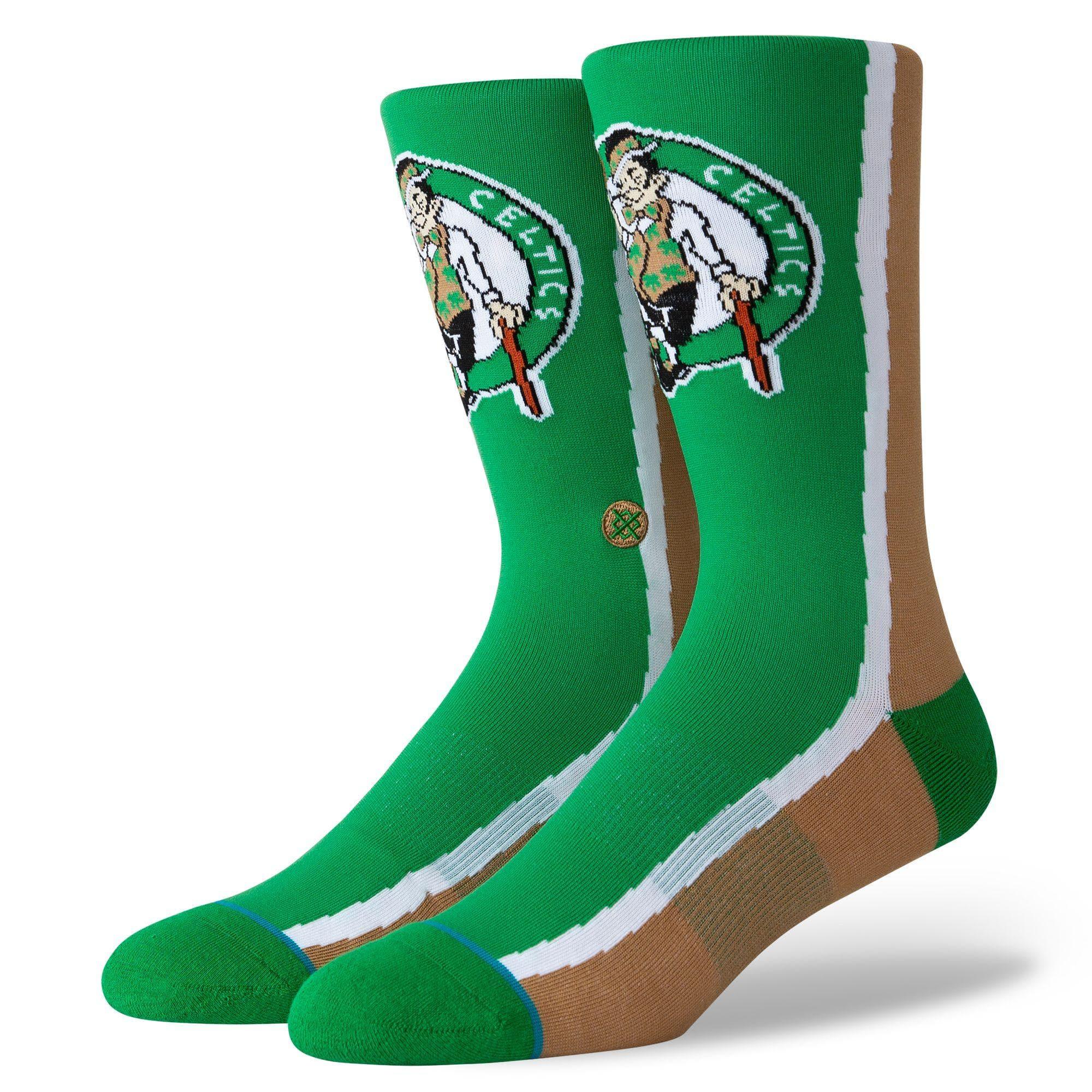 Boston Celtics Stance NBA HWC Warmup Crew Socks - Green | US Sports HQ
